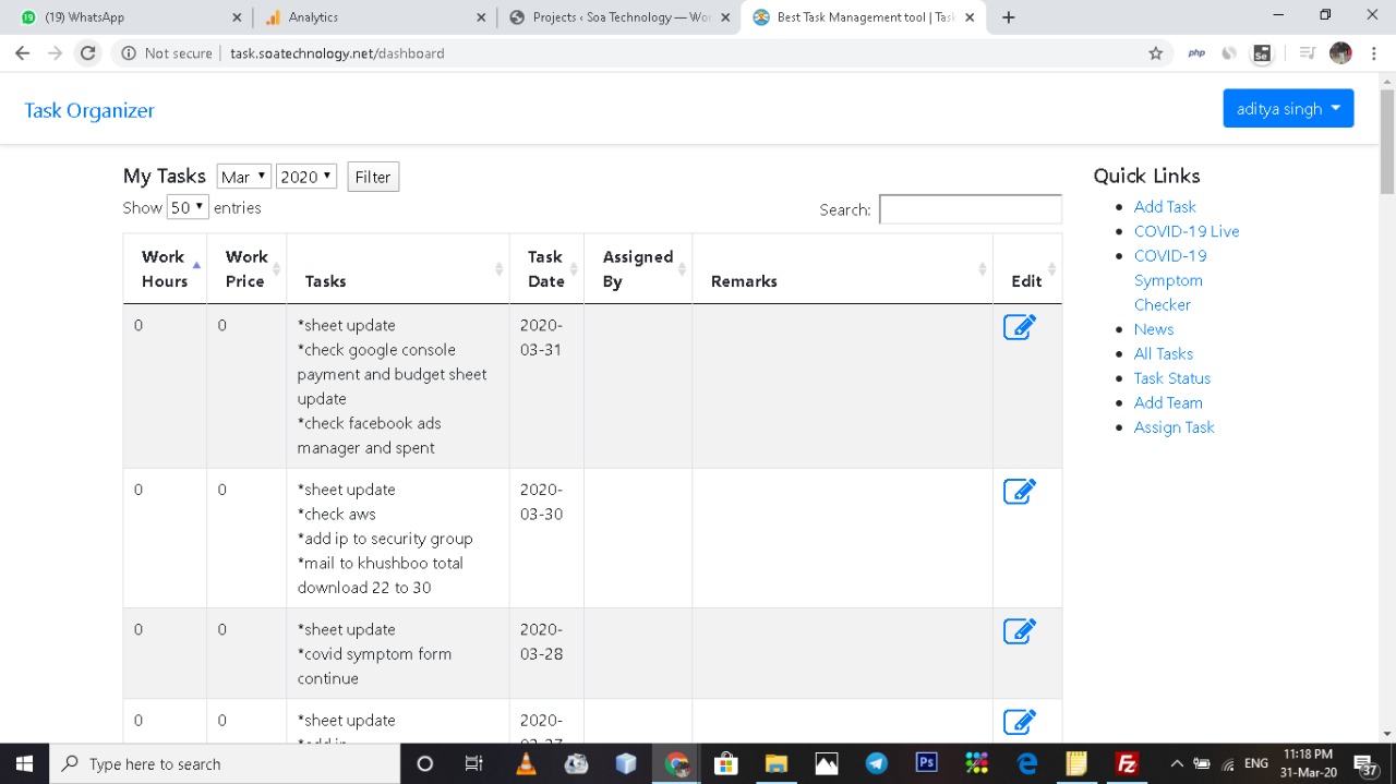 Best Task Management Tool | Soa Technology