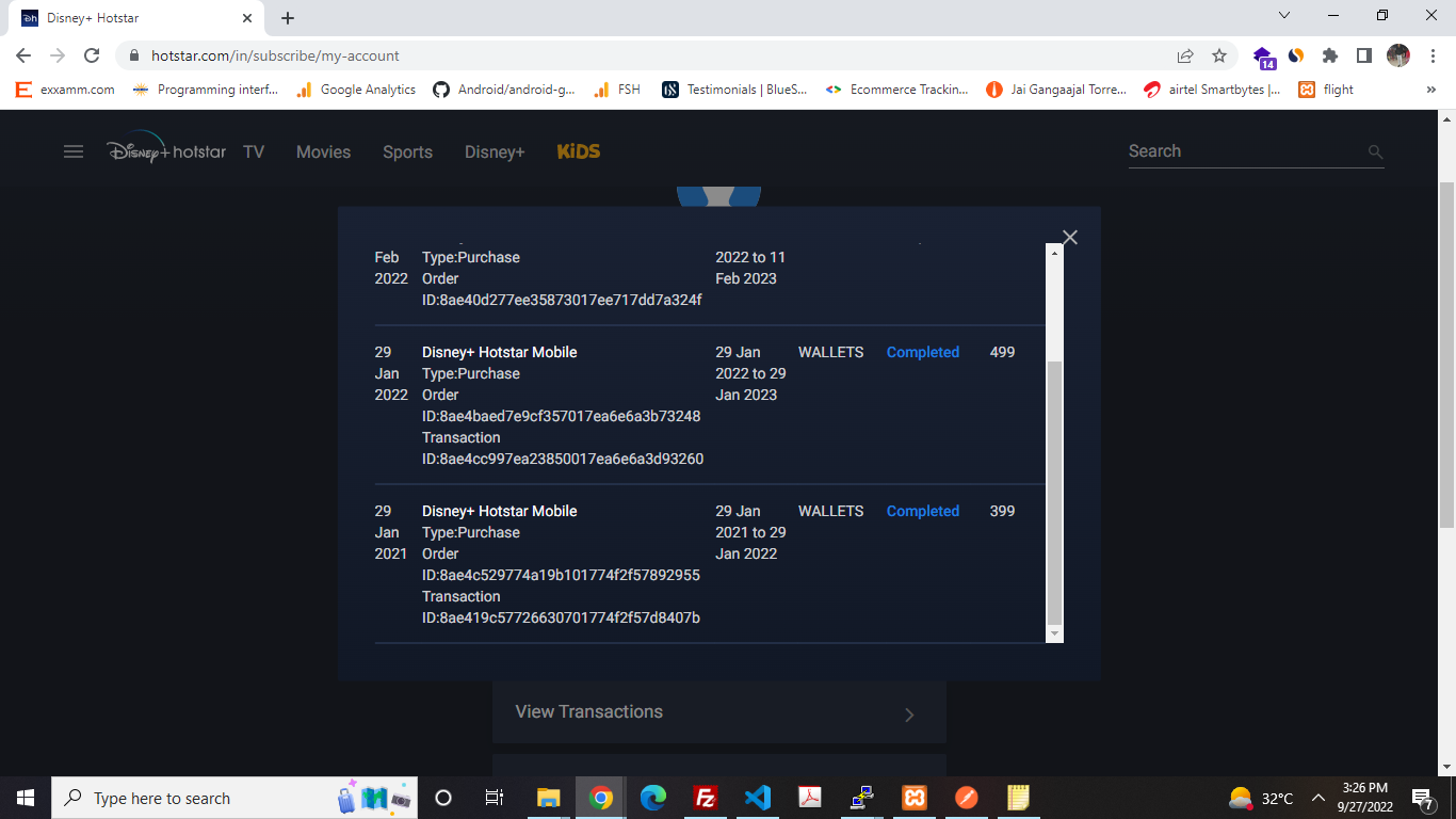how to get hotstar subscription invoice | Soa Technology | Aditya ...