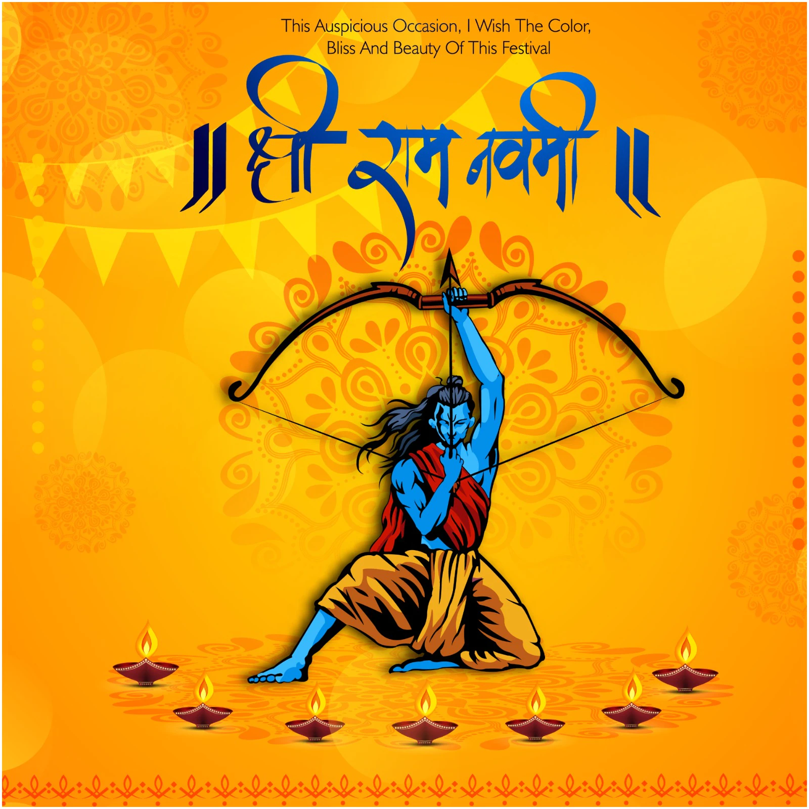 Rama Navami is a Hindu festival that celebrates the birthday of Rama ...