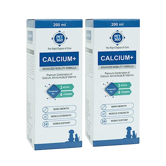 PET360 CALCIUM+ Advanced Mobility Formula with Premium combination of ...