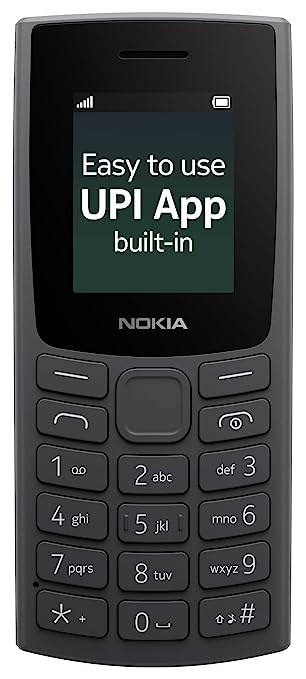 Nokia All-New 105 Single Sim Keypad Phone with Built-in UPI Payments ...